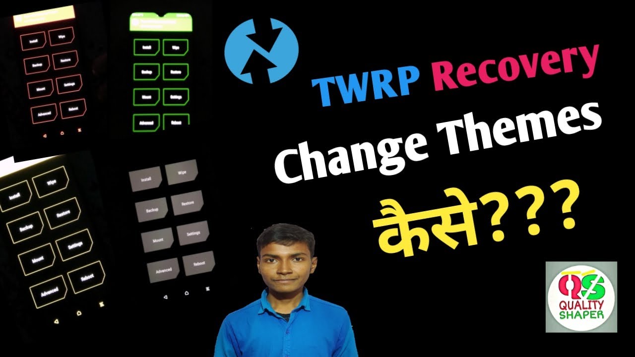 How To Change Themes in TWRP Custom Recovery🔥🔥 - YouTube