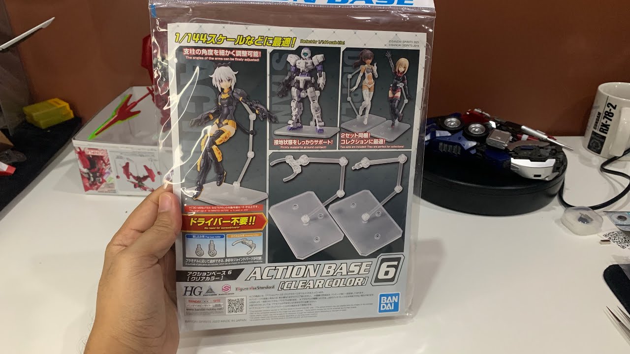 Unboxing Action Base 6 (clear color) - YouTube