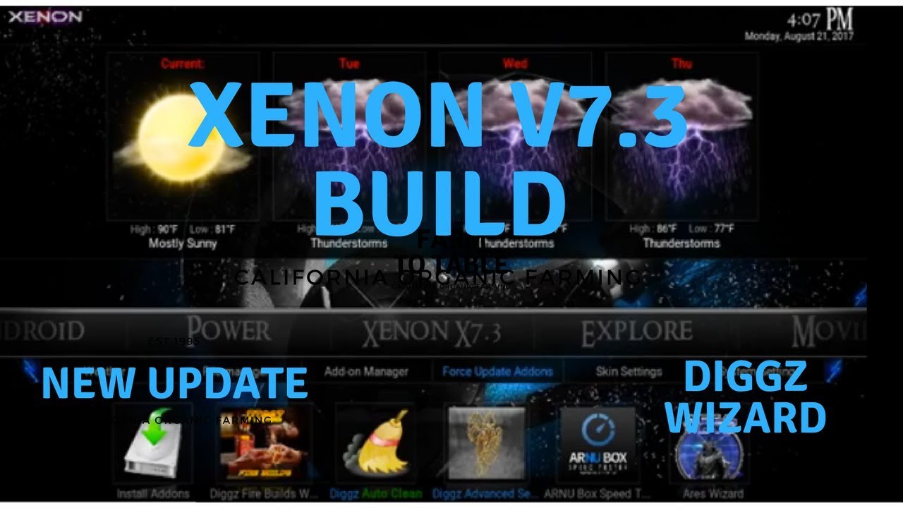 THE DIGGZ XENON BUILD V7.3 FOR KODI 17.3 KRYPTON FROM THE DIGGZ FIRE ...
