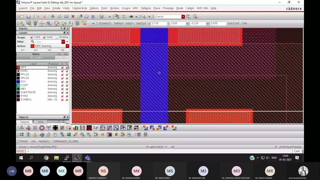 Inverter Layout Design in Cadence Virtuoso - YouTube