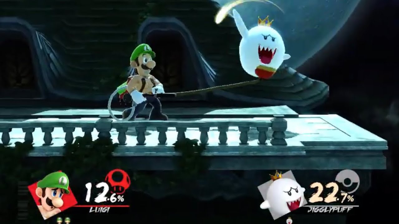 Buff Luigi vs King Boo (smash ultimate mods) - YouTube