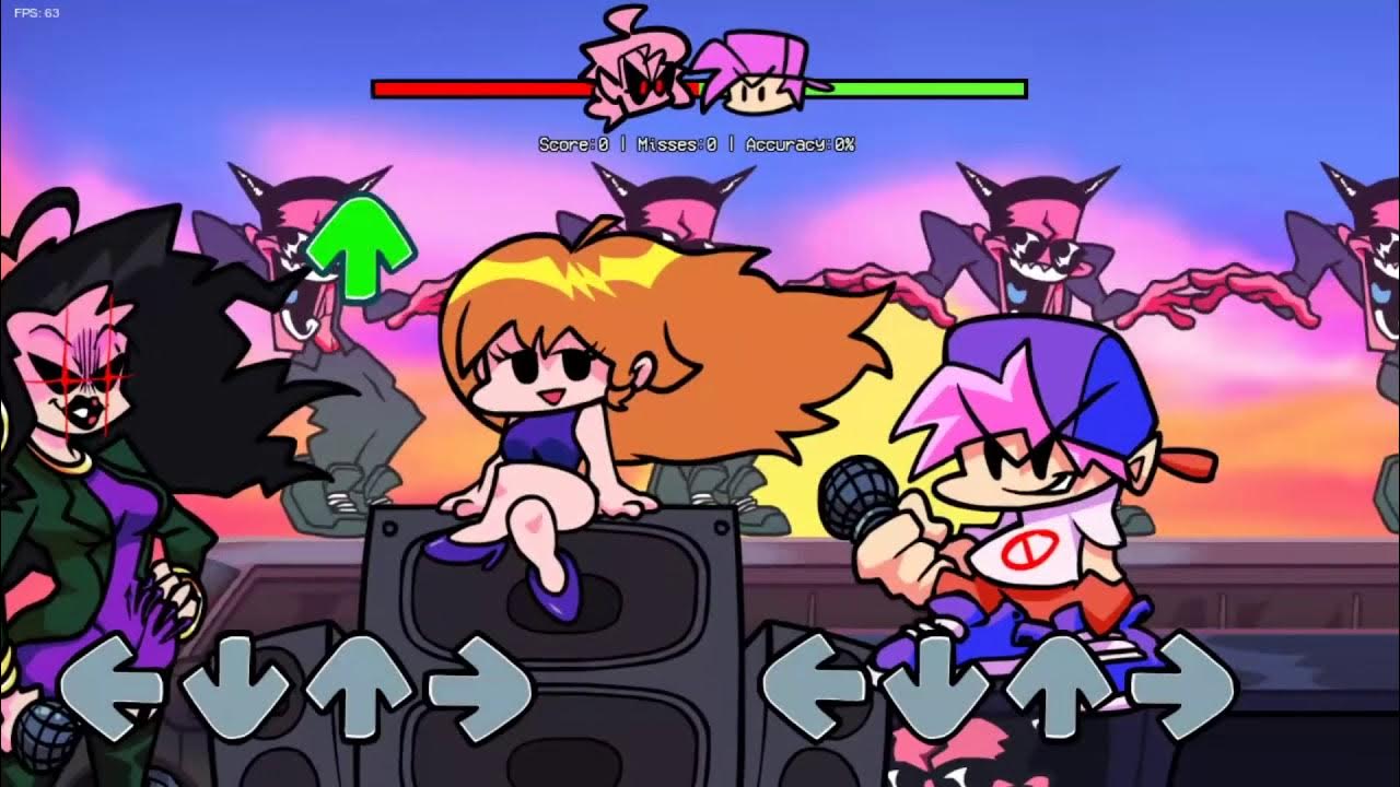 FNF Downscroll Mod Gameplay - YouTube