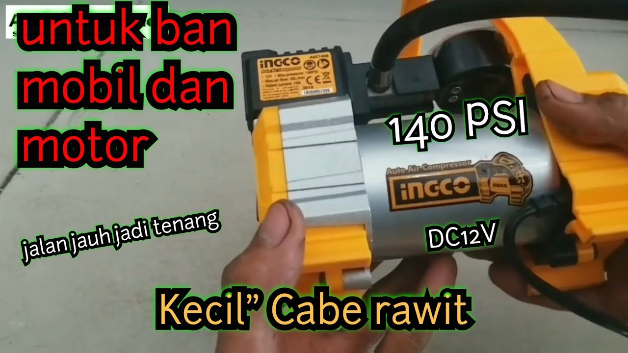 Air compressor mini Terbaik!!! Merk INGCO - YouTube