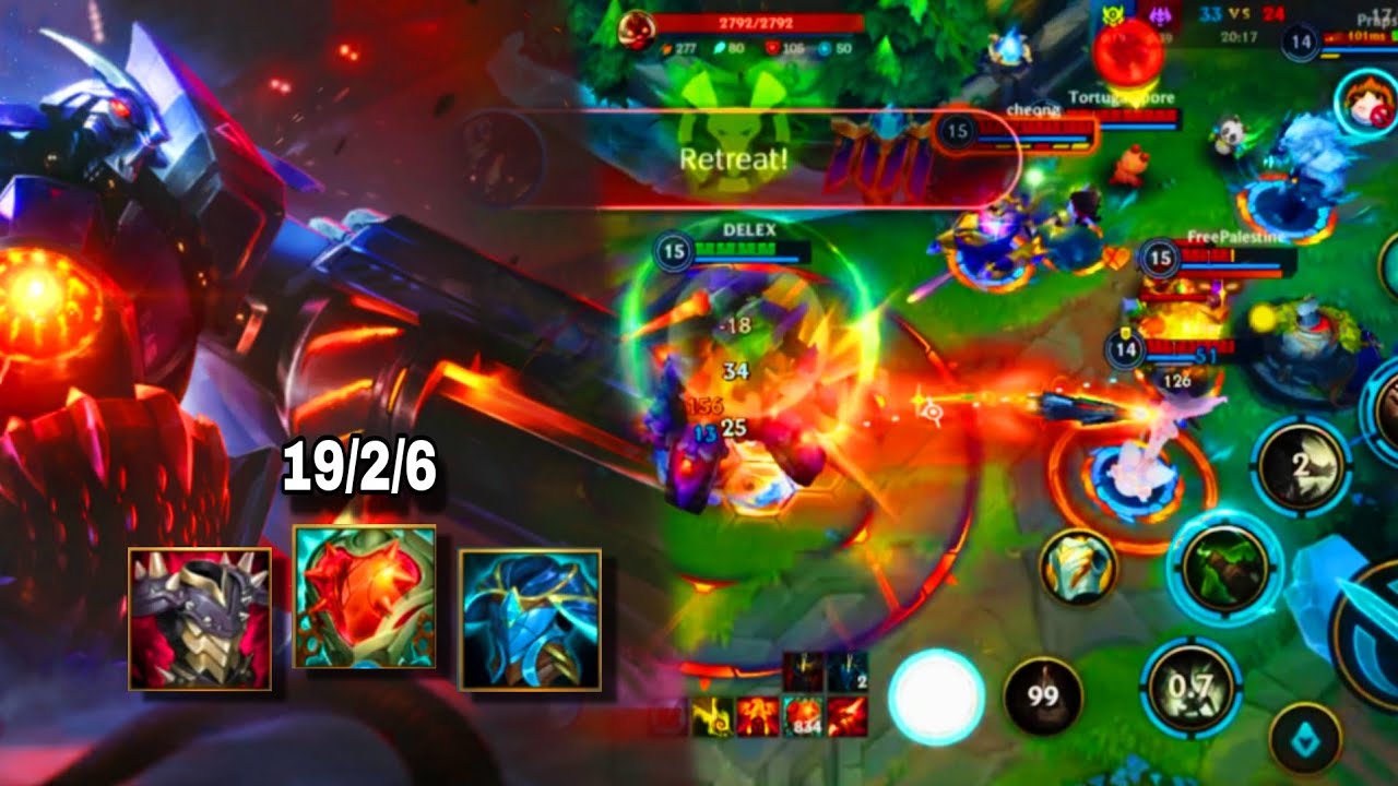 League of legends wild rift - Solo lane(Season16) - Urgot gameplay #6 ...