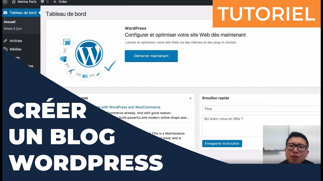 CRÉER UN BLOG WORDPRESS | Tutoriel - YouTube