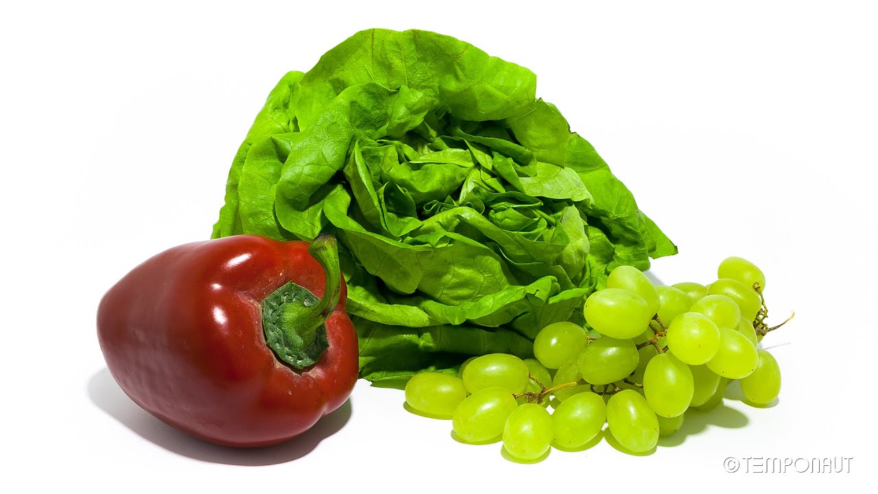 Fruits and Vegetables Time Lapse - YouTube