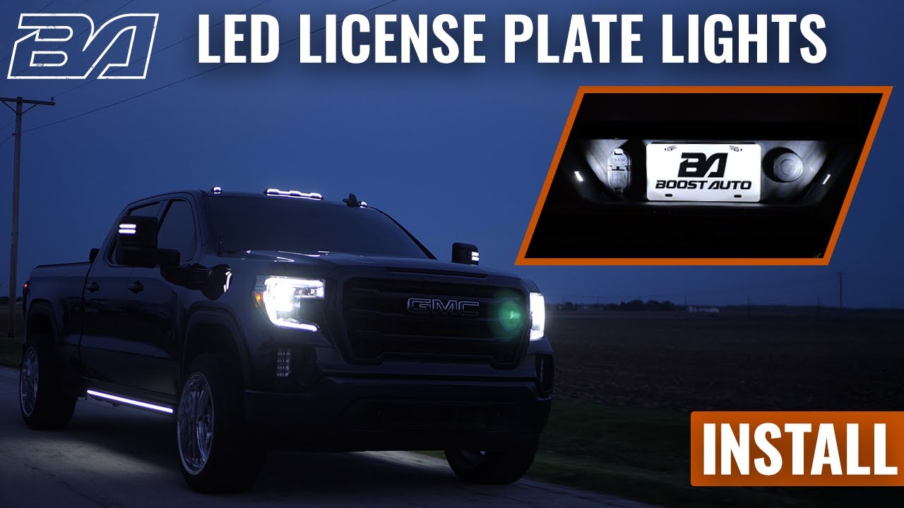 Boost Auto LED License Plate Lights Installation Guide | 2019-2026 ...