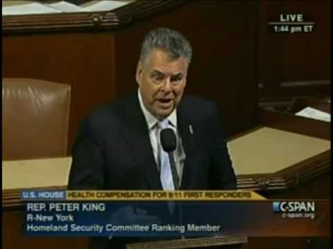 Rep. King Supports 9/11 Responders as James Zadroga 9/11 Health and ...