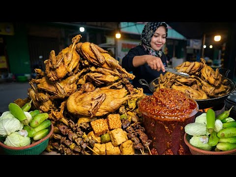 GILA! DIGUYUR HUJAN LEBAT MAKIN RAMAI! BEBEK RAKSASA UTUH SAMBEL PENYETANNYA JUARA!
