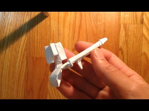 Origami m2 flamethrower - YouTube