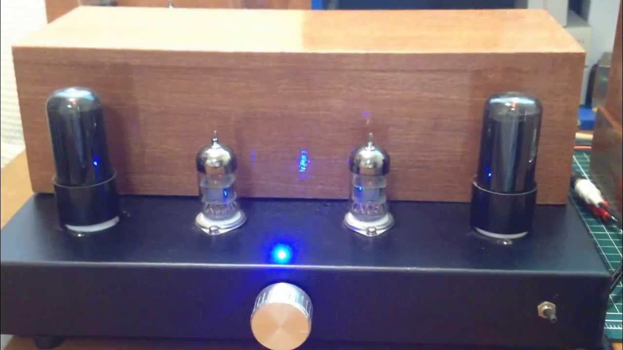 6V6 single-ended tube amplifier SRPP driving - YouTube