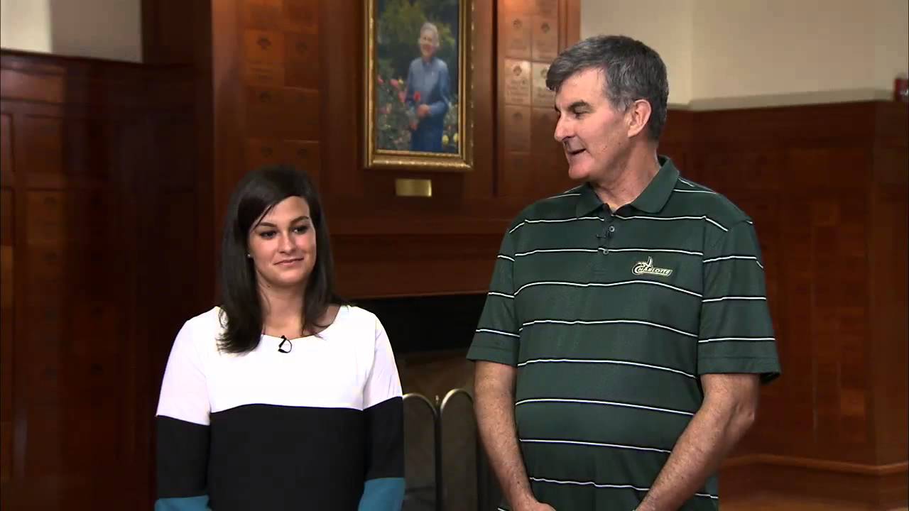 UNC Charlotte Legacy Alumni - Sara Simms and Charles Simms - YouTube