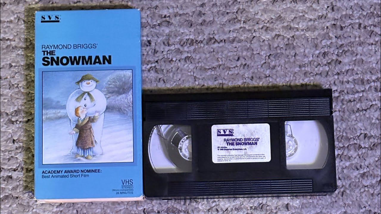Opening To The Snowman 1990 SVS Vhs - YouTube