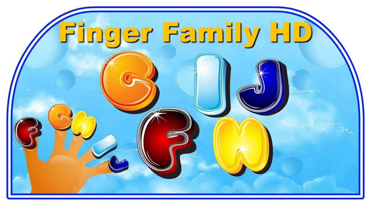 Finger Family Nursery Rhymes|| Alphabet ( fghij) cartoons Finger Family ...