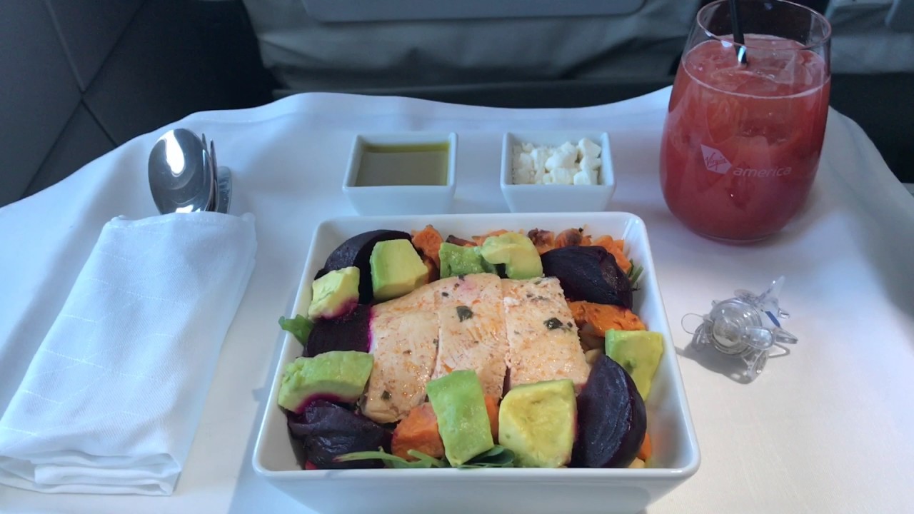 FIRST CLASS! VIRGIN AMERICA A319 SEAT 2A FROM SEATTLE (SEA) TO LOS ...