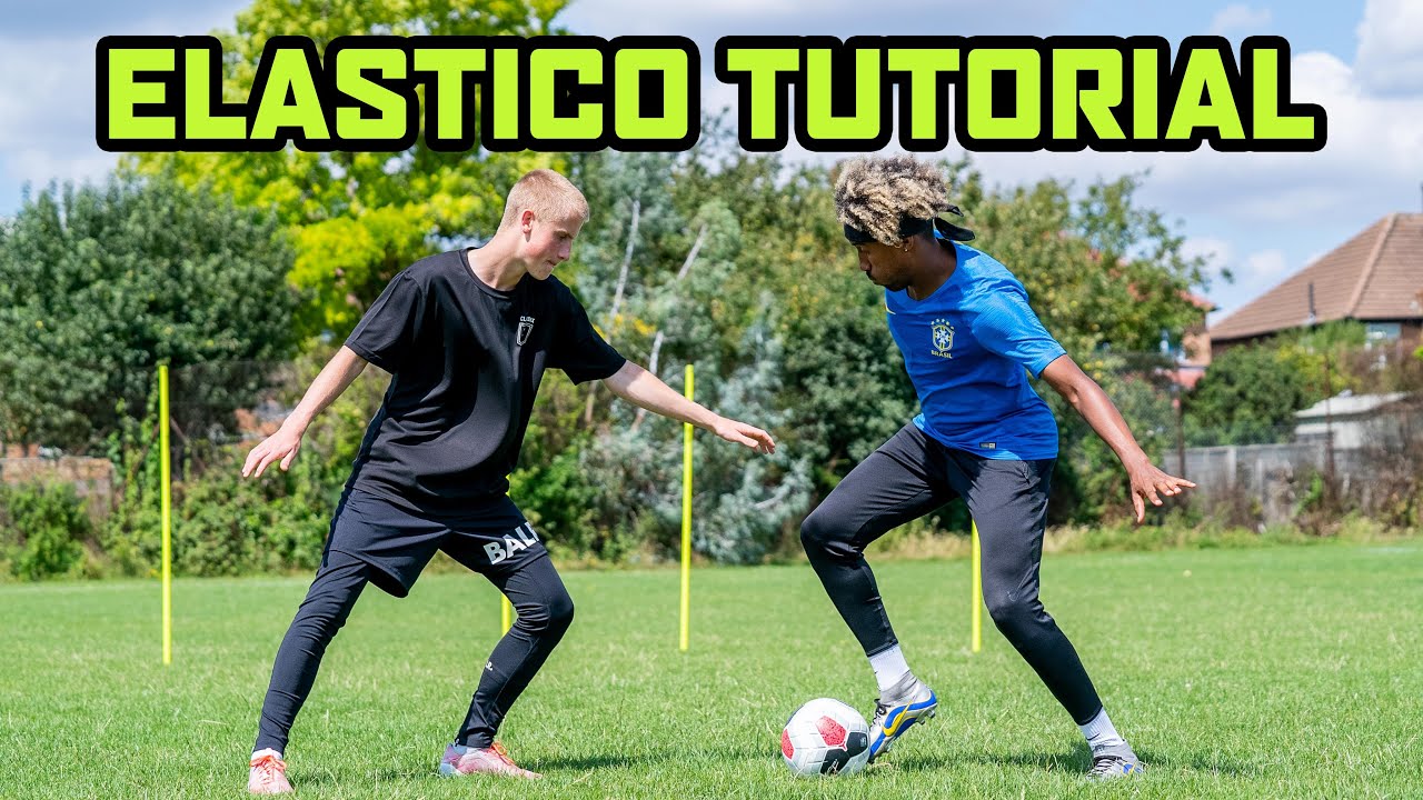 HOW TO DO THE ELASTICO LIKE RONALDINHO 🔥 | KitLab - YouTube