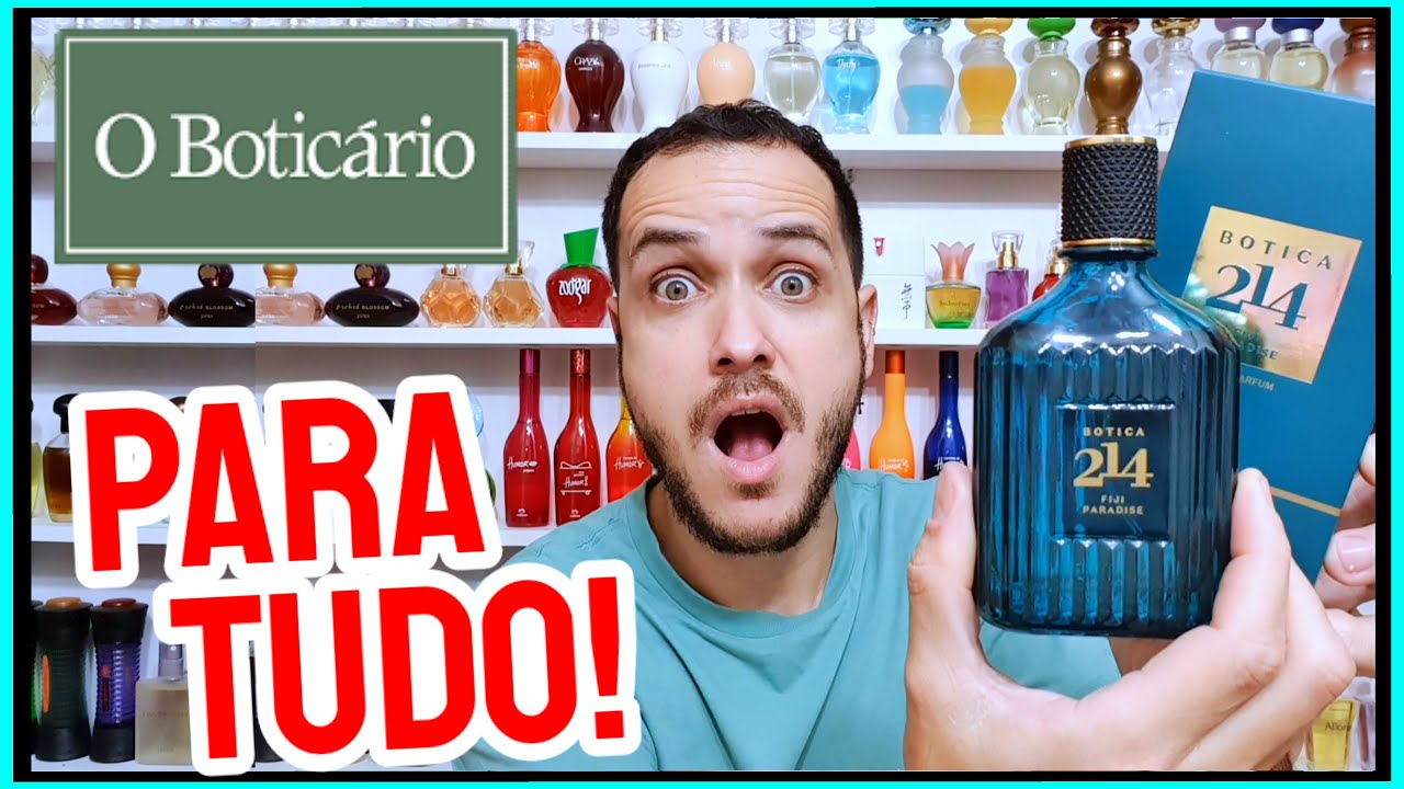 Que PERFUME É ESSE BOTICÁRIO? 🤯 Novo BOTICA 214 FIJI PARADISE masculino ...