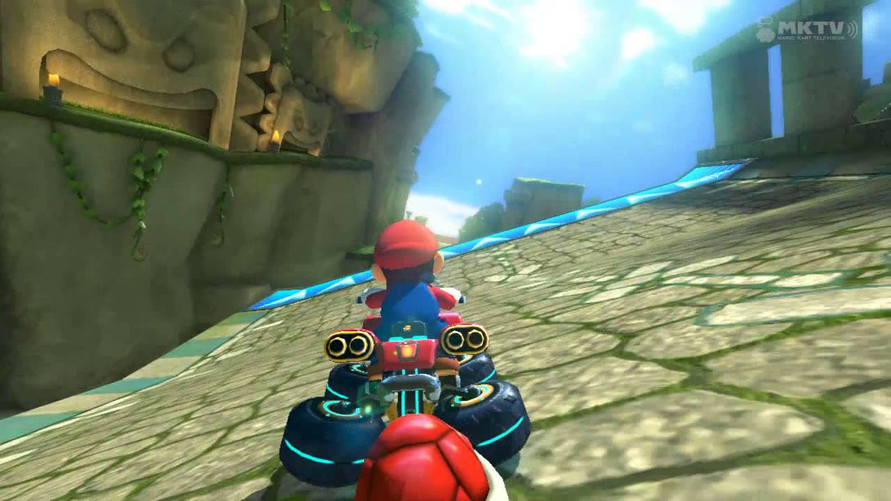 Wii U - Mario Kart 8 - Thwomp Ruins - YouTube