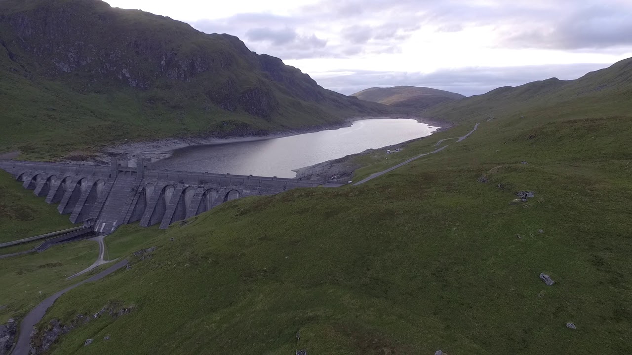 Scottish dam and loch - YouTube