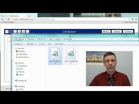 Saving in CodeSkulptor (5) - YouTube