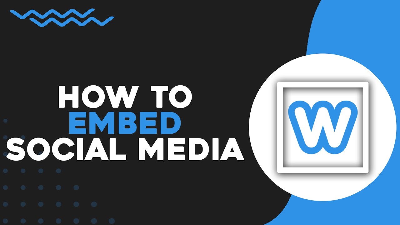 How To Embed Social Media in Weebly (Quick Tutorial) - YouTube