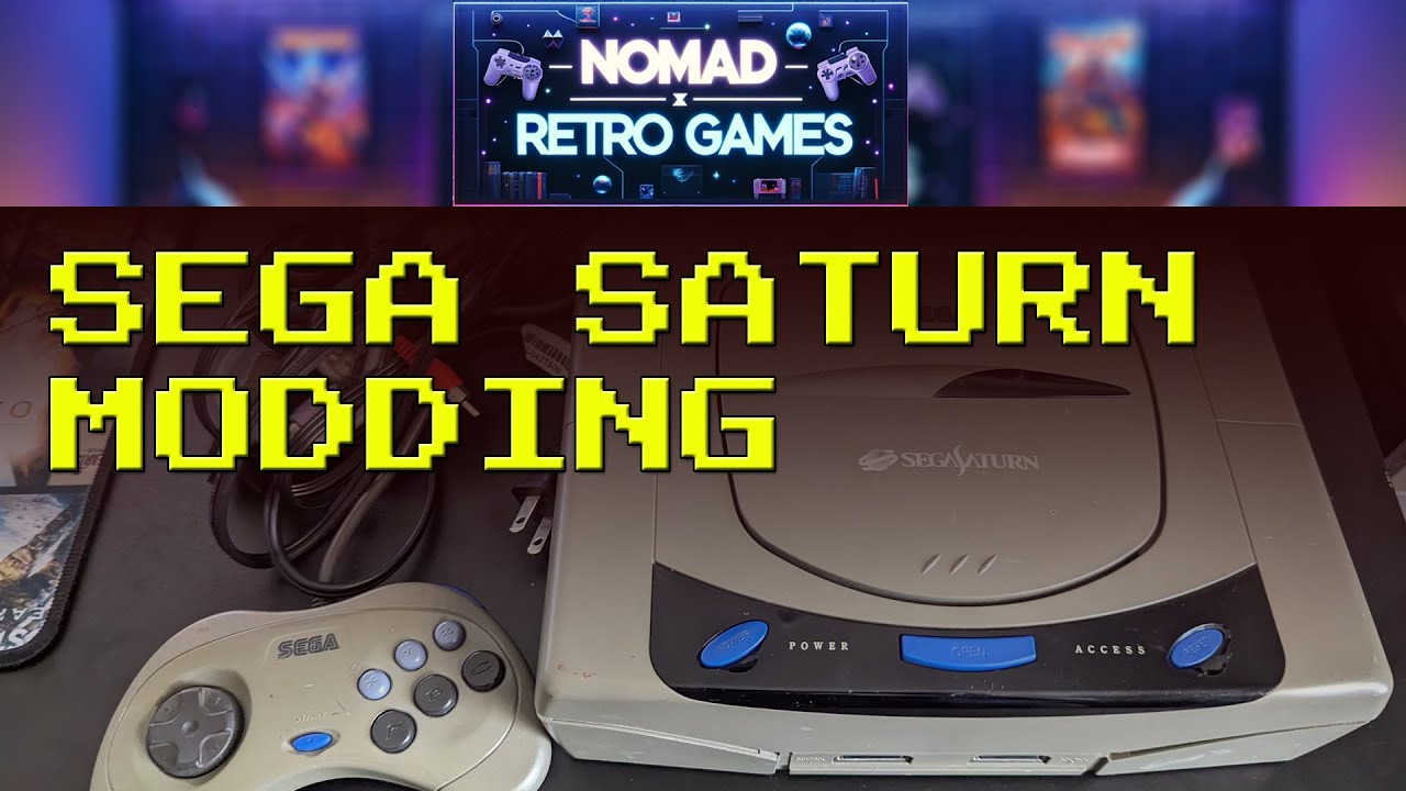 Sega Saturn Mod for CD ROM - YouTube