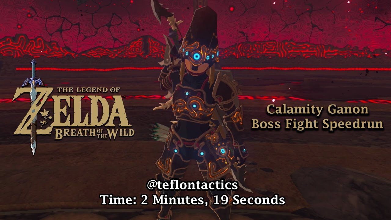 Breath of the Wild - Calamity Ganon Boss Fight Speedrun @ 2m19s (1080p ...