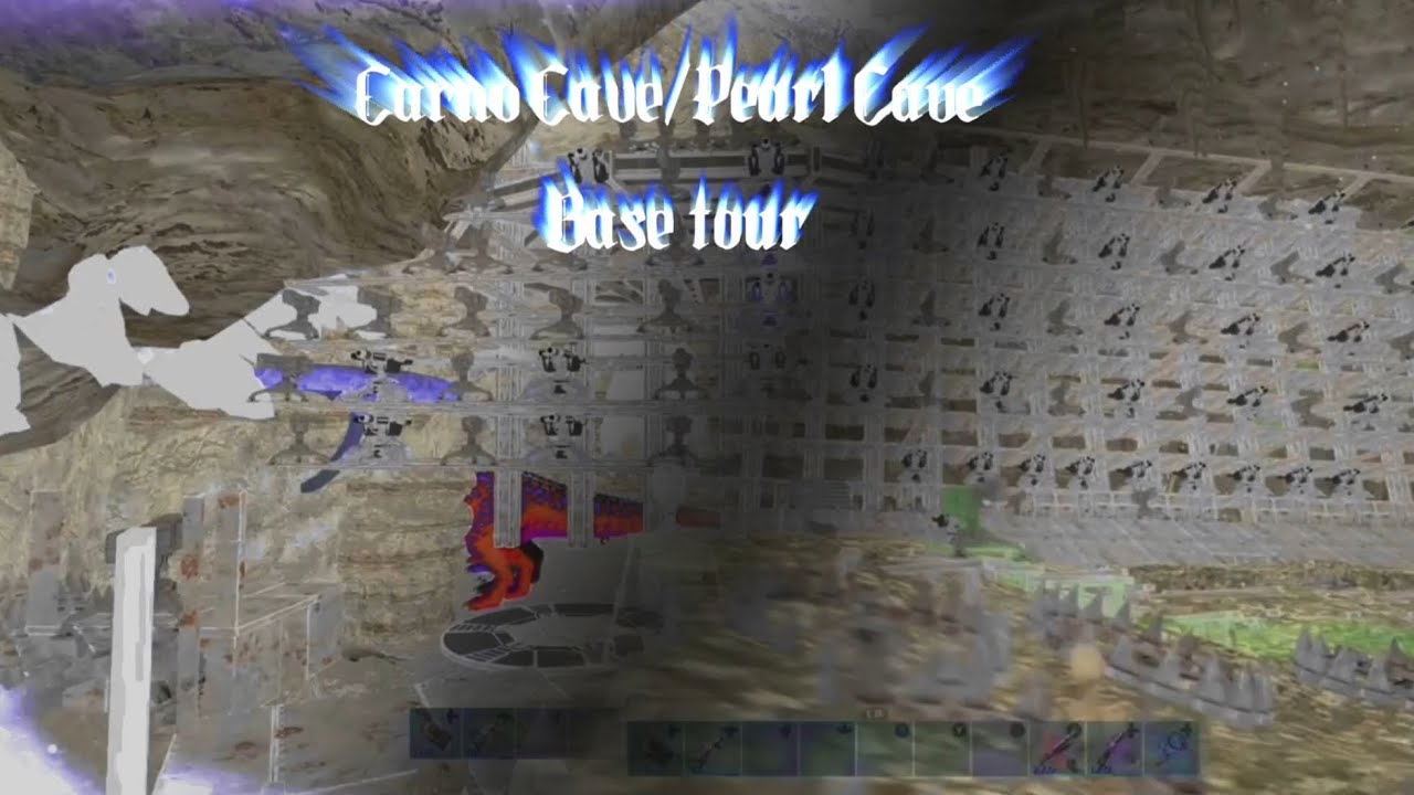 Carno Cave/pearl Cave base tour Society Ark^ - YouTube