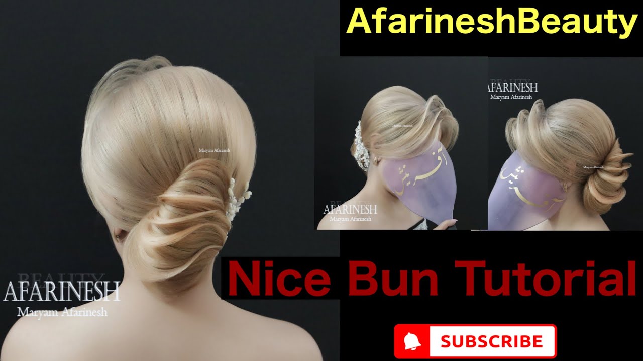 Nice Easy and Different Bun hairstyle tutorial step by step | - YouTube