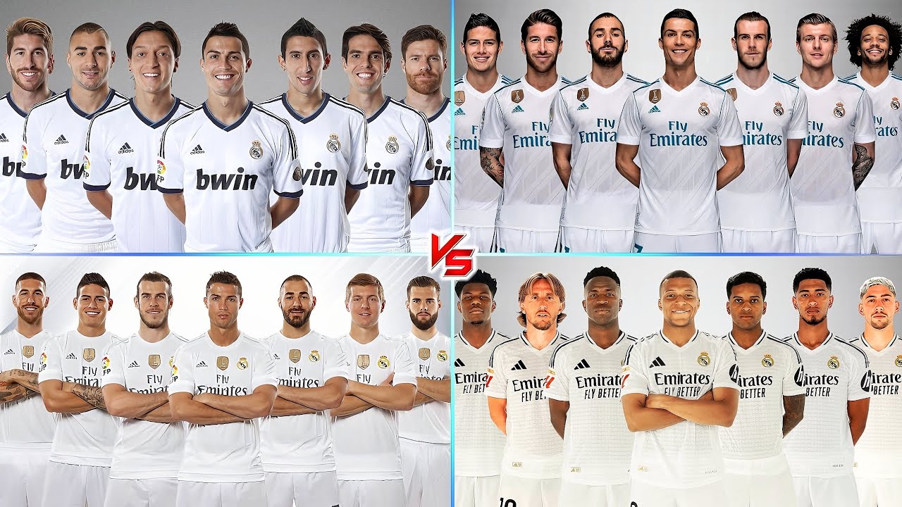 Real Madrid Then vs Now EVOLUTION 🔥 2012 vs 2016 vs 2018 vs 2025 ...