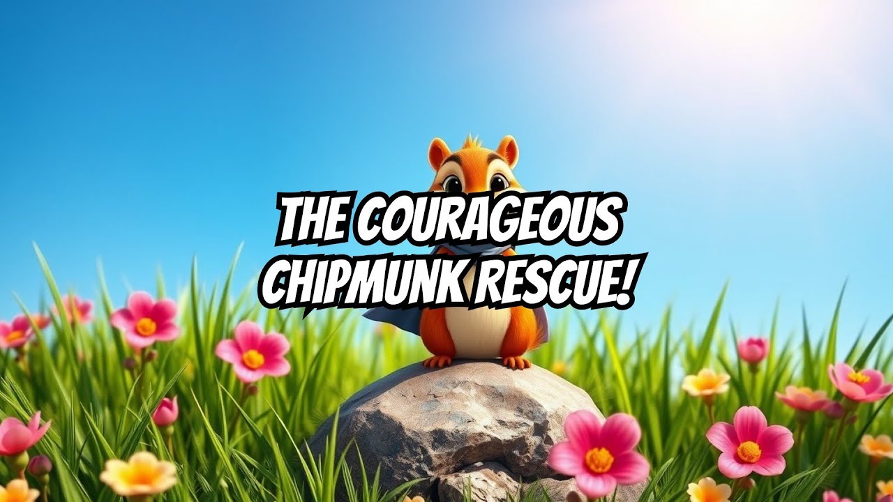 The Heroic Chipmunk: A Heartwarming Animal Rescue Story |Bedtime ...