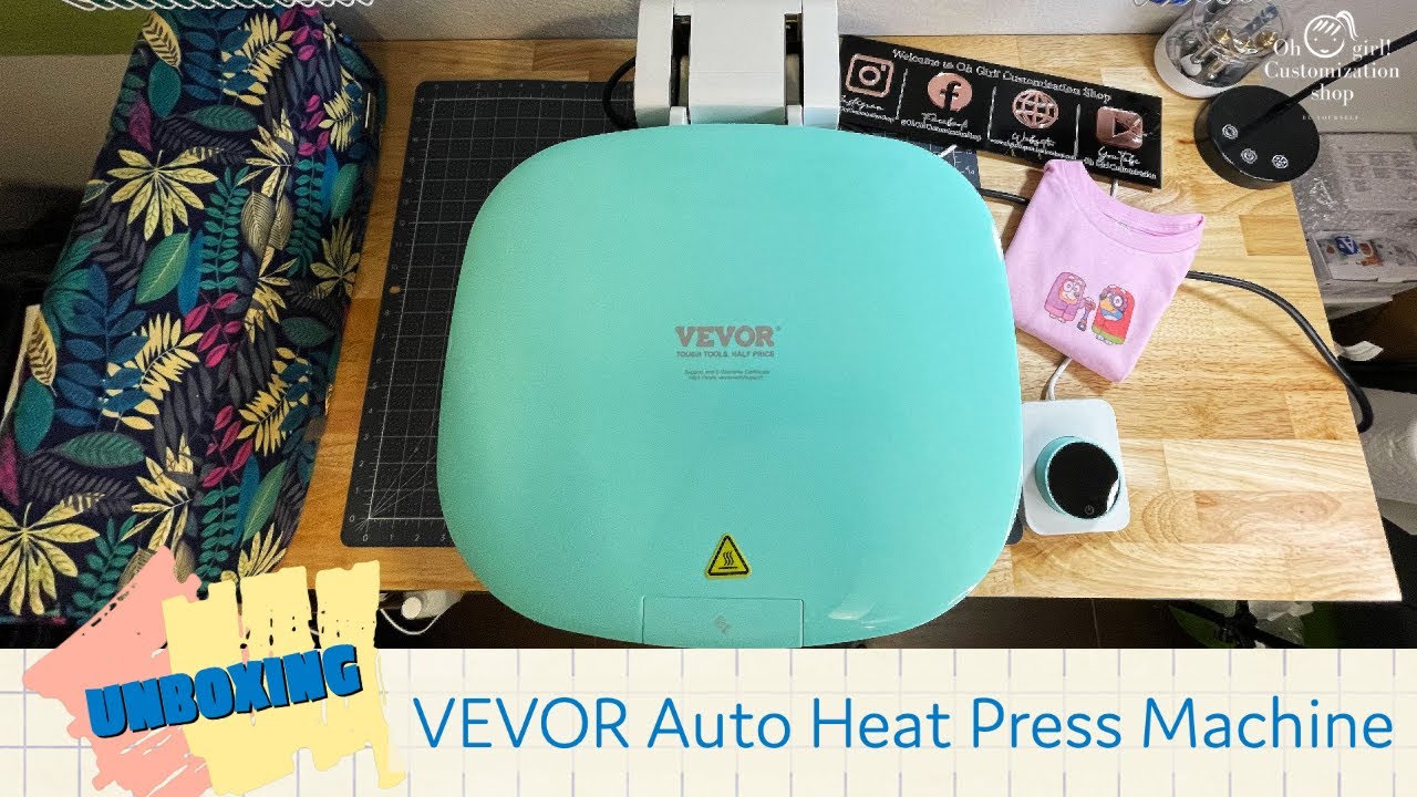 VEVOR Auto Heat Press Machine | UNBOXING - YouTube
