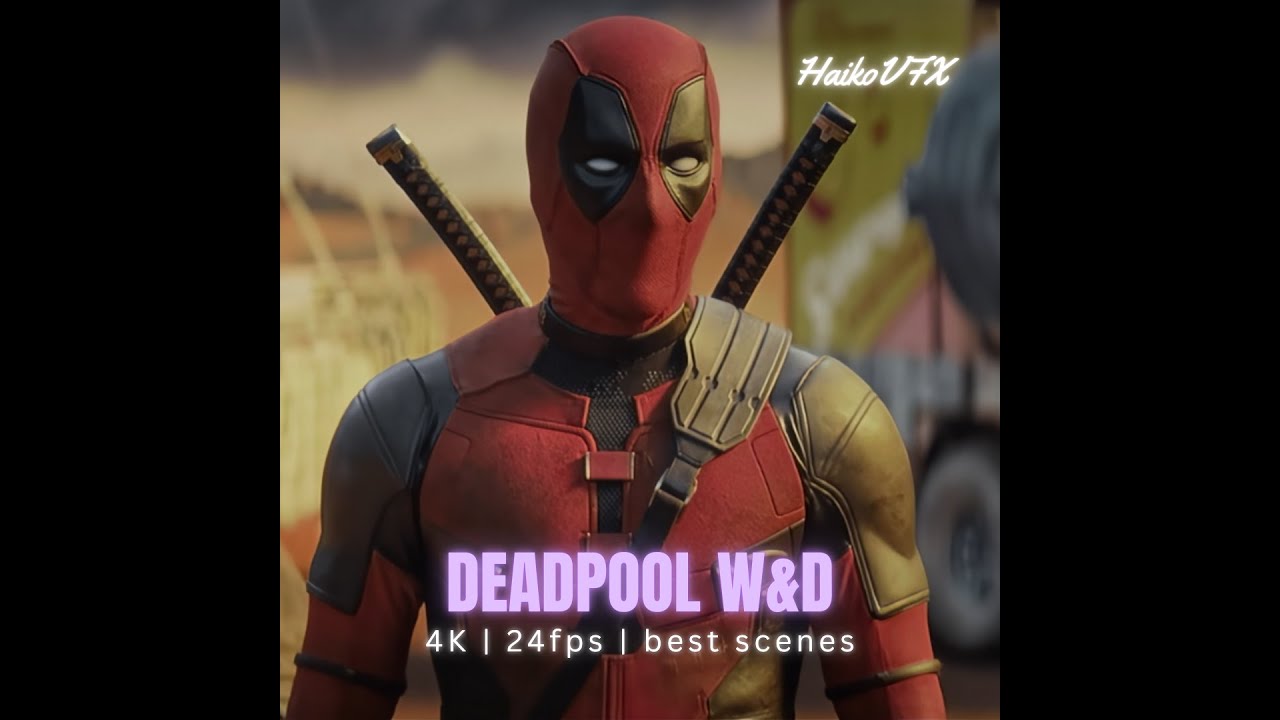 100x SCENEPACK | Deadpool & Wolverine - Deadpool (4K 24fps) #scenepack ...