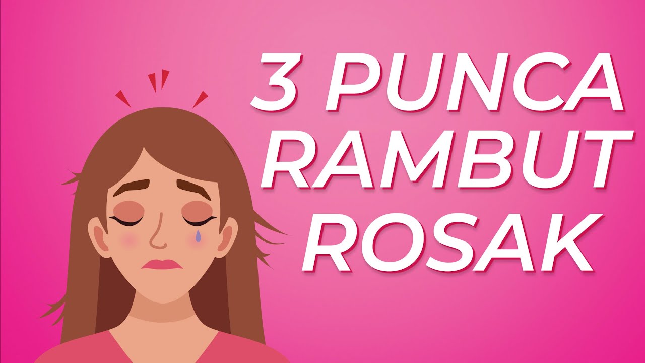 3 PUNCA RAMBUT ROSAK - Infographic by Faith Fleur - YouTube