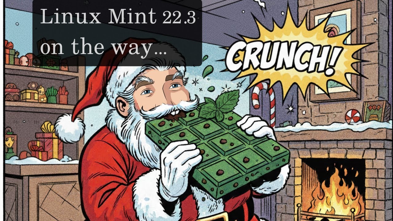Merry Christmas Linux Mint 22.3 - Zena - YouTube
