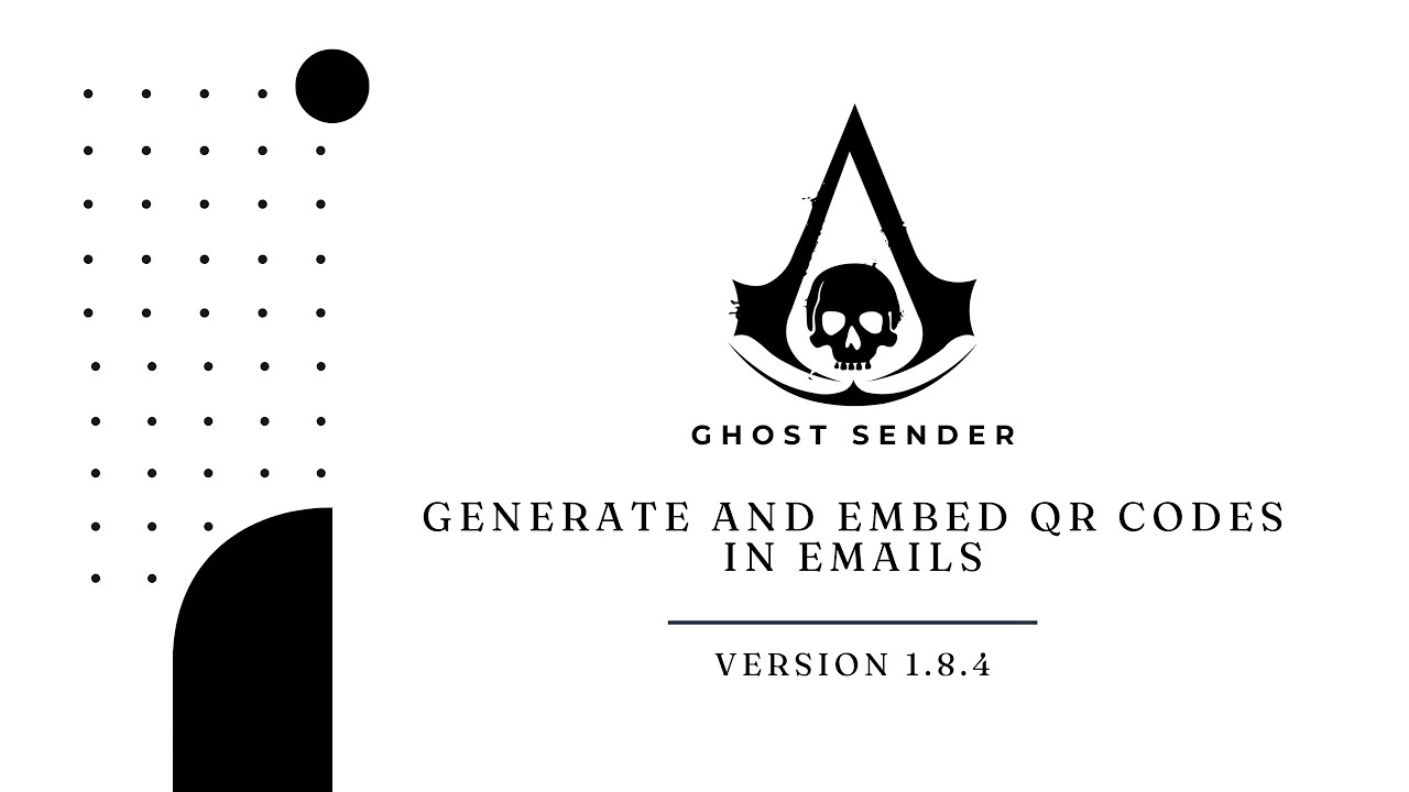 Ghost Sender: Generate and Embed QR Codes in Emails - YouTube
