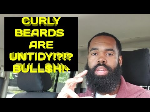 Are Curly Beards Untidy? | Heated Straightening Beard Brush Rant - YouTube
