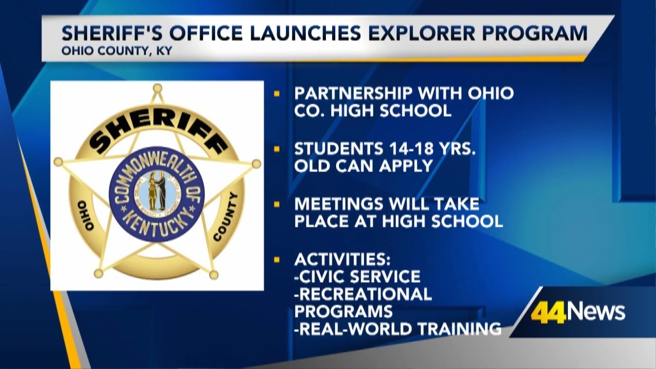 Ohio County Sheriff's Office launches new Explorer Program for teens ...
