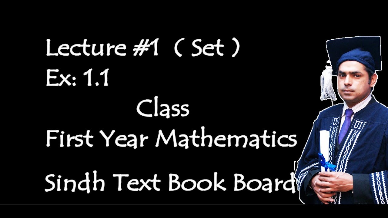 Sets | First Year (Xii) | Mathematics | Sindh Text Book Board | # ...