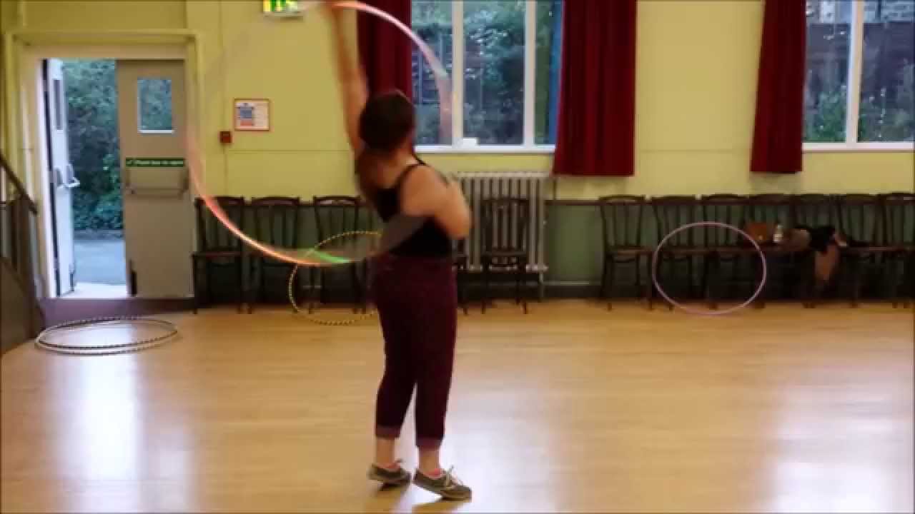 Tamzin - elbow to neck barrel roll hula hoop tutorial - YouTube