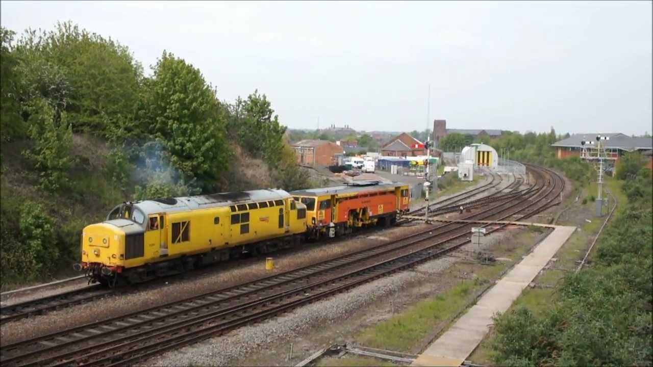 37605 37603 66020 97303 47804 47826 at Sutton Bridge Junction ...