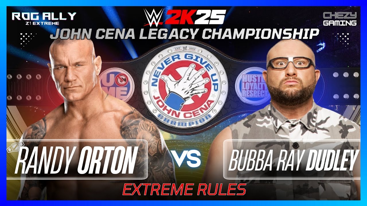 WWE 2K25: Randy Orton vs. Bubba Ray Dudley - Extreme Rules Match | Full ...