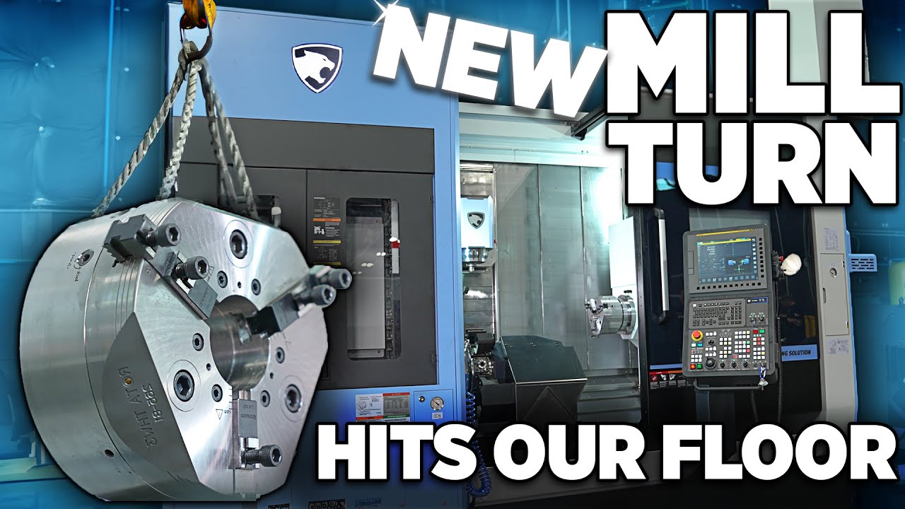 Powerful 30 HP Mill Spindle Inside Our NEW Lathe - YouTube