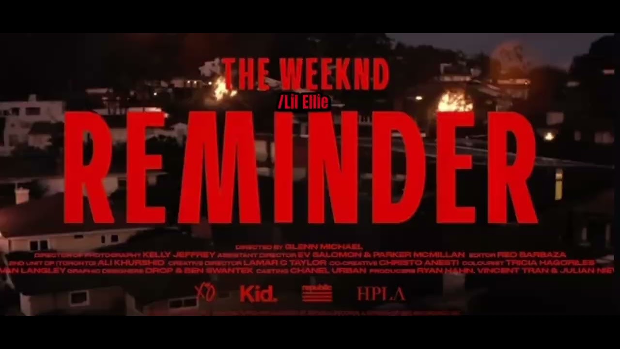 Go Check Out Reminder Remix With Lil Ellie Out Now!! - YouTube