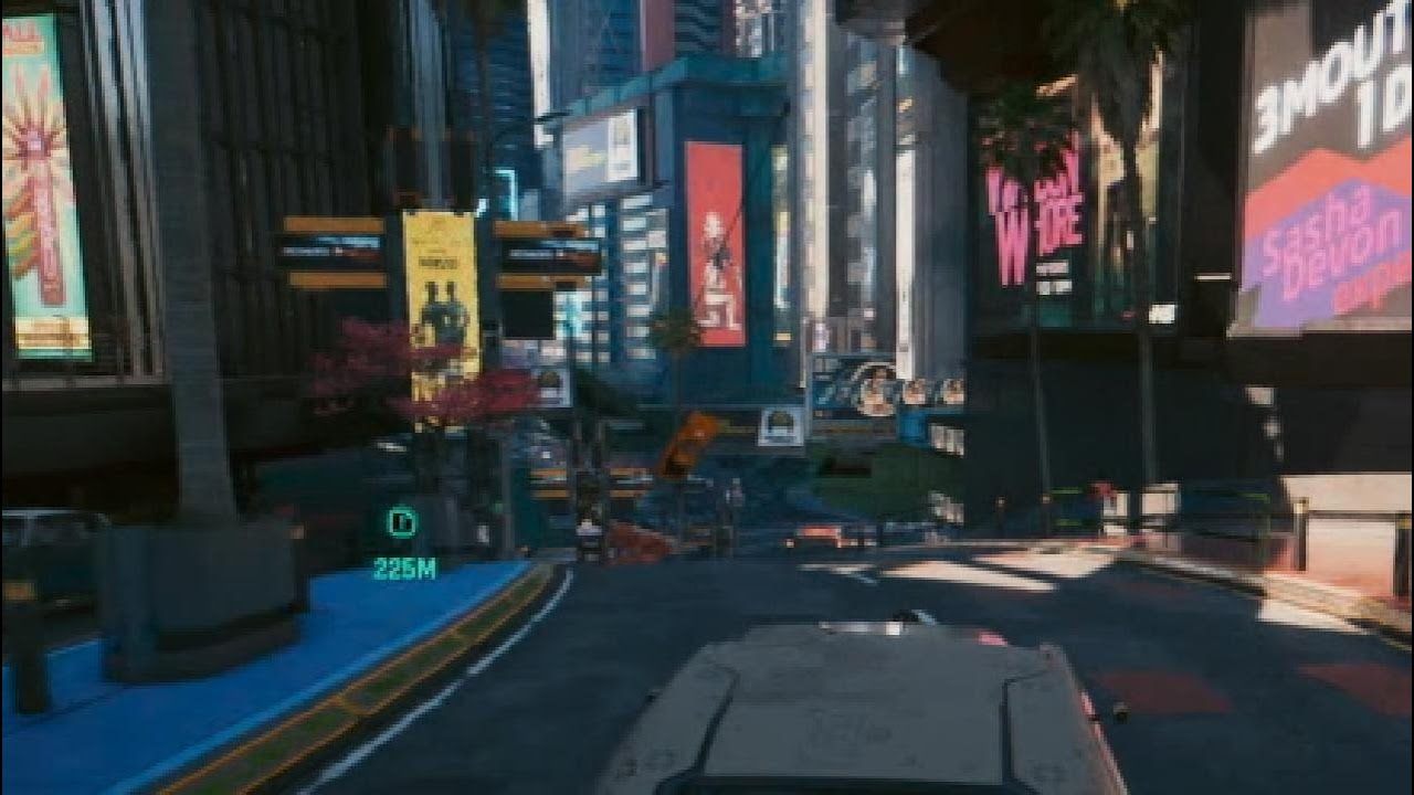 These Night City speed bumps are crazy - YouTube