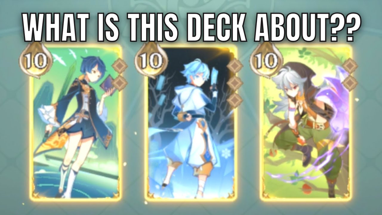 Razor + Xingqiu + Chongyun Deck?? | Genshin Impact TCG - YouTube