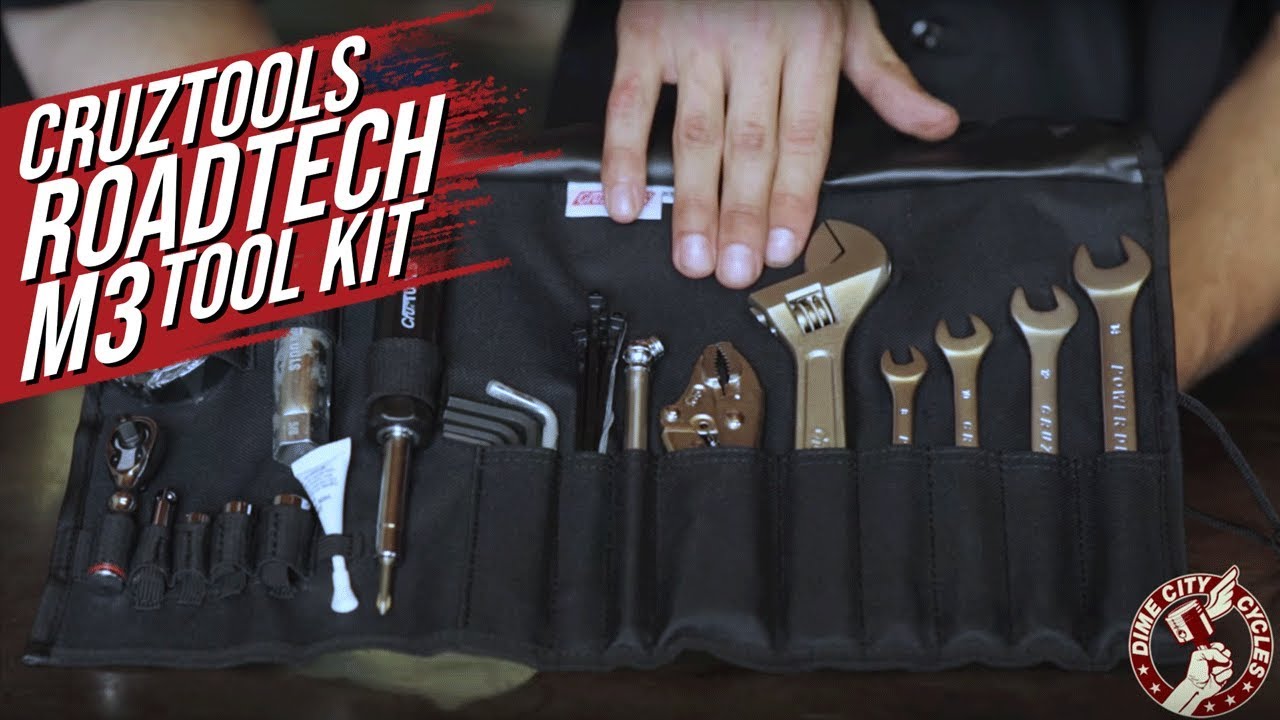 CruzTools RoadTech M3 Motorcyclist Tool Kit - YouTube
