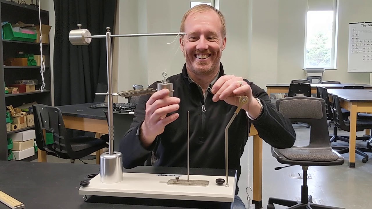 Centripetal force lab lect02 - YouTube