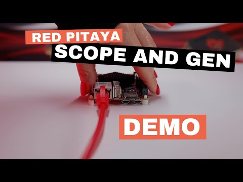 Red Pitaya SCOPE and GEN demo - YouTube