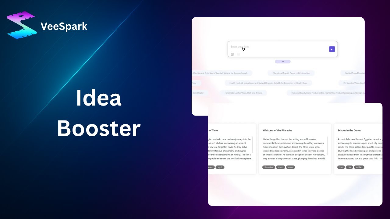 Boost Creative Ideas with AI | VeeSpark’s Idea Booster Feature Tutorial ...